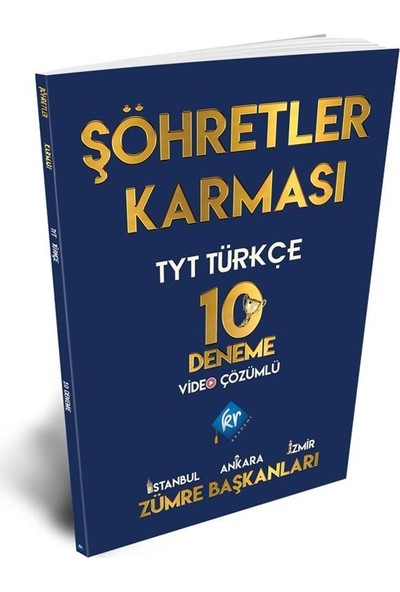 Kr Akademi Şöhretler Karması TYT Türkçe 10 Deneme