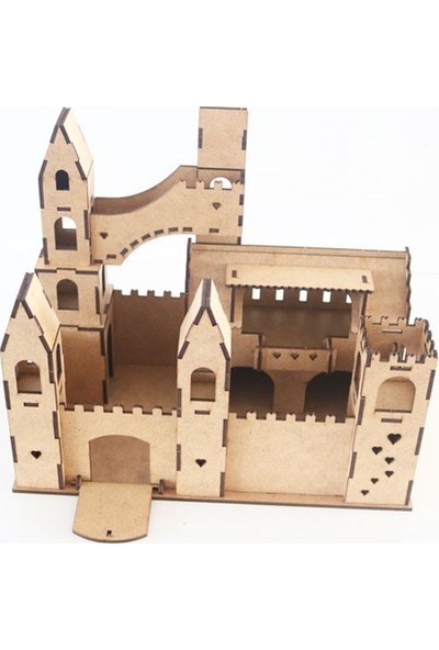 3D Sergi Ahşap Uyuyan Güzel Kalesi Maketi 81 Parça 3D Sergi Ahşap Uyuyan Güzel Kalesi Maketi 81 Parça