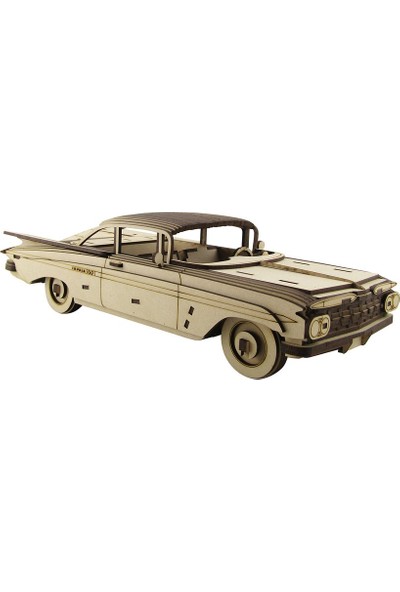 3D Sergi Ahşap Impala 1959 Maketi 219 Parça 3D Sergi Ahşap Impala 1959 Maketi 219 Parça