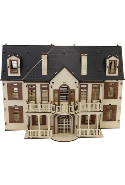 3D Sergi Ahşap Manor Konağı Maketi 251 Parça 3D Sergi Ahşap Manor Konağı Maketi 251 Parça