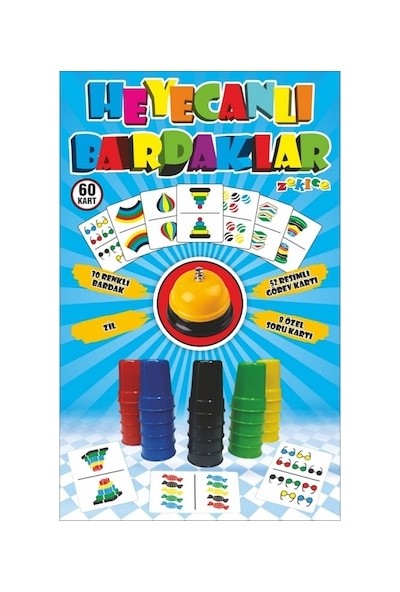 Kullan At Party Heyecanlı Bardaklar Renkli ve Hızlı Bardak Oyunu