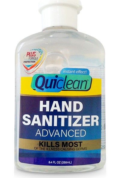 Quiclean Anti Bakteriyel Alkol Bazlı El Dezenfekte Jeli 250 ml