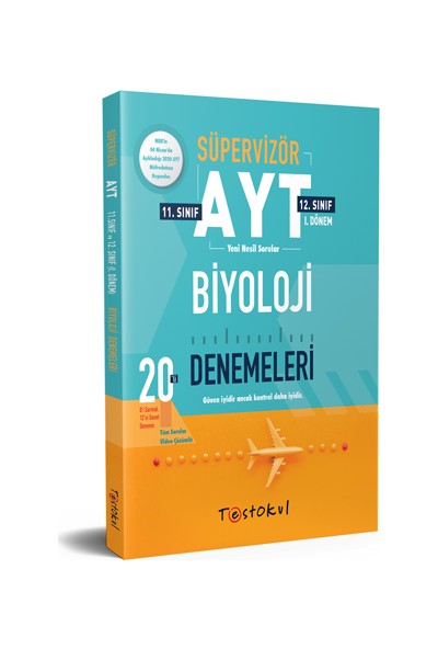 Test Okul Yayınları Süpervizör AYT Biyoloji Denemeleri 20 Li 8 Sarmal 12 Genel Deneme 11 ve 12.sınıf 1.Dönem Test Okul Yayınları Süpervizör AYT Biyoloji Denemeleri 20 Li 8 Sarmal 12 Genel Deneme 11 ve 12.sınıf 1.Dönem