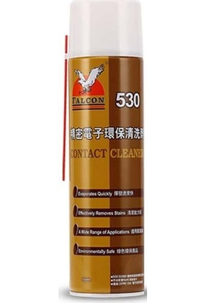 Falcon 530 Yağsız Kontak Sprey Büyük Boy 550 ml Falcon 530 Yağsız Kontak Sprey Büyük Boy 550 ml