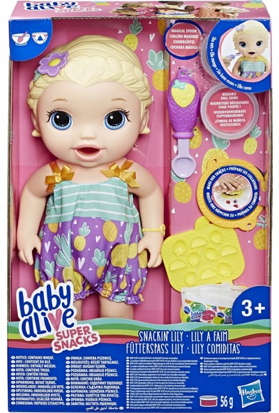 Baby Alive Lily ile Mama Eğlencesi - Sarışın Baby Alive Lily ile Mama Eğlencesi - Sarışın
