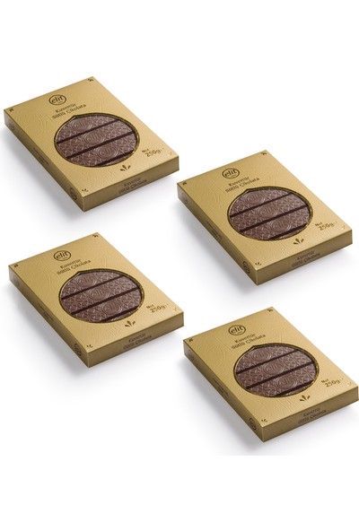 Kuvertür Sütlü Çikolata 250g 4'lü Set (4x250g) Glutensiz Kuvertür Sütlü Çikolata 250g 4'lü Set (4x250g) Glutensiz