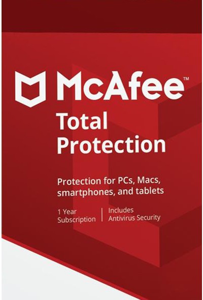 Mcafee Total Security 2020 - 1 Yıl Sınırsız Kullanıcı Mcafee Total Security 2020 - 1 Yıl Sınırsız Kullanıcı