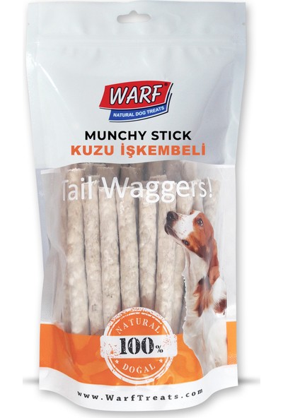 Warf Kuzu Işkembeli Munchy Çubuk 40'lı 400 gr Warf Kuzu Işkembeli Munchy Çubuk 40'lı 400 gr
