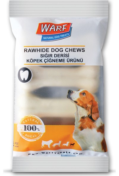 Warf Beyaz Ödül Kemiği 7,5 cm 4'lü x 3