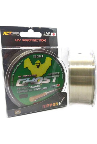 Nippon Ghost Fluorocarbon Olta Misinası 180MT Nippon Ghost Fluorocarbon Olta Misinası 180MT