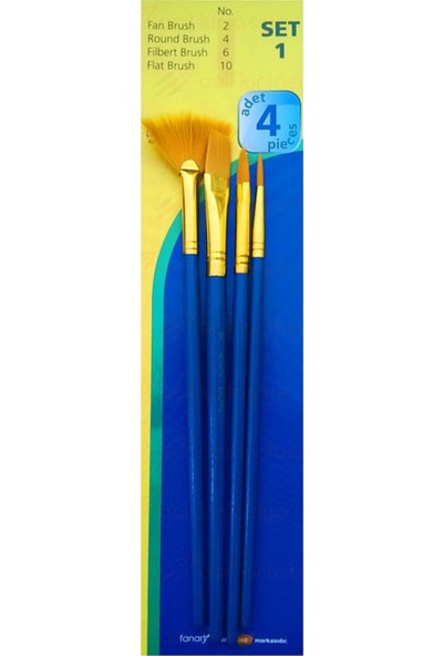 Fanart Karışık Fırça Seti 4'lü