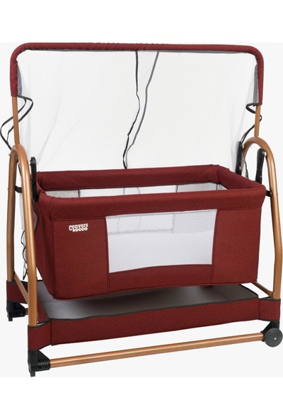 Convers Rocco Sallanabilir Bebek Beşik - Bordo Convers Rocco Sallanabilir Bebek Beşik - Bordo