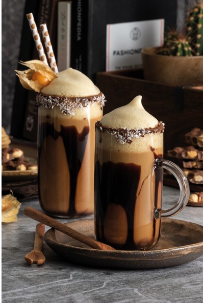 Paşabahçe 2'li Iconic Kulplu Bardak Uzun