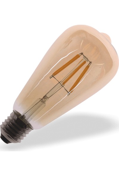 Helios 6W Rustik Armut Günışığı LED Ampül Helios 6W Rustik Armut Günışığı LED Ampül