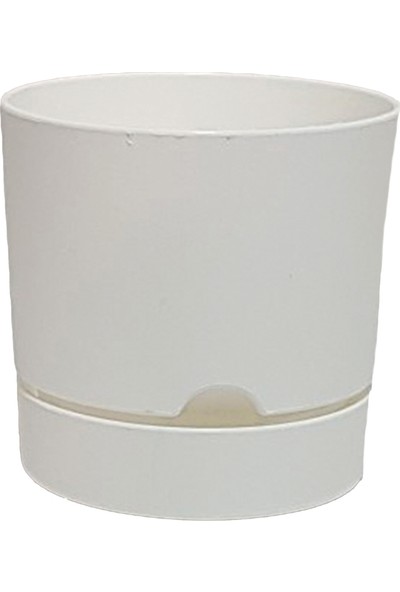 Poliwork Begonya 15 cm Tabaklı Saksı 1,8 Lt 4'lü