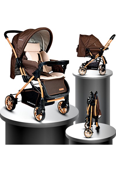 Baby Home BH-780 Gold Zigi Çift Yönlü Bebek Arabası Baby Home BH-780 Gold Zigi Çift Yönlü Bebek Arabası