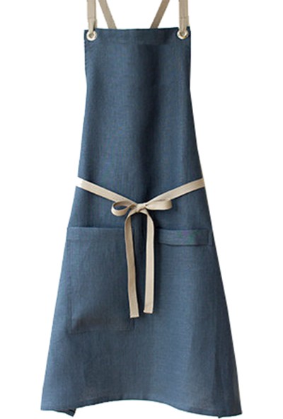 Medusa Forma Askılı Şef Barista Aşçı Kuaför Tattoo Garson Önlüğü Lacivert