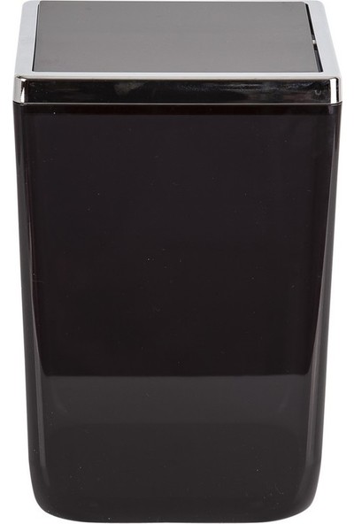 Primanova Toskana 6 lt Çöp Kovası Şeffaf Siyah