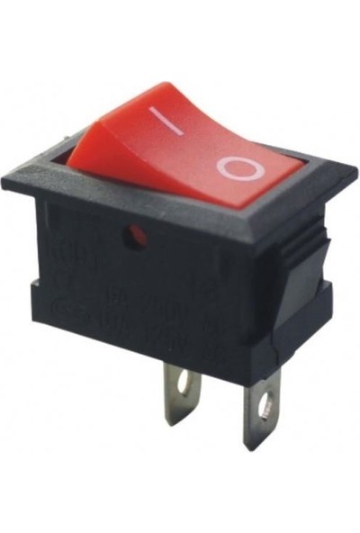 Oem On-Off Anahtar Kırmızı KCD1-101 Mini Aç Kapa Anahtar Oem On-Off Anahtar Kırmızı KCD1-101 Mini Aç Kapa Anahtar