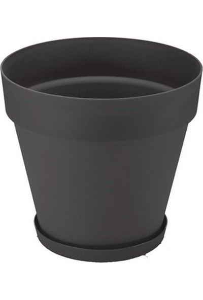 Serinova Yalı Saksı 6 lt Antrasit