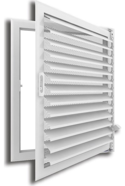 Camaks 40 x 40 Alüminyum Menteşeli Menfez Camaks 40 x 40 Alüminyum Menteşeli Menfez