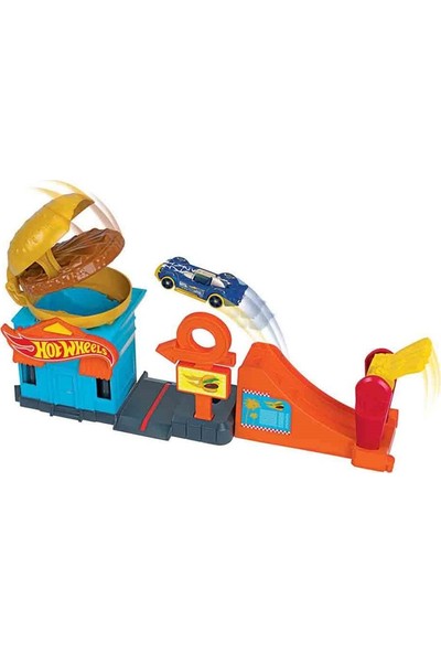 Hot Wheels Şehir Otoparkı Garaj Seti FRH28 GPD09 Hamburger Restoranı Hücumu Hot Wheels Şehir Otoparkı Garaj Seti FRH28 GPD09 Hamburger Restoranı Hücumu