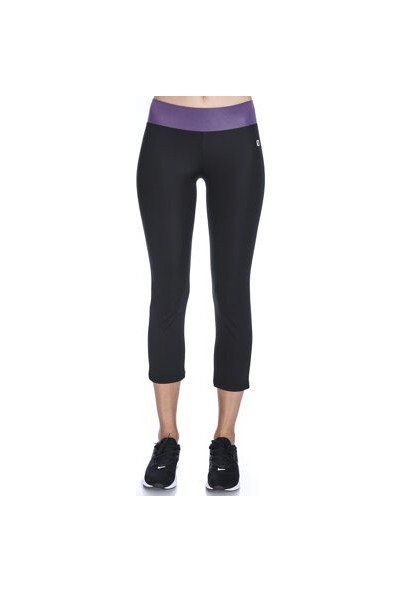 Sportive Girlbelpant Çocuk Siyah Tayt G10004-Mor