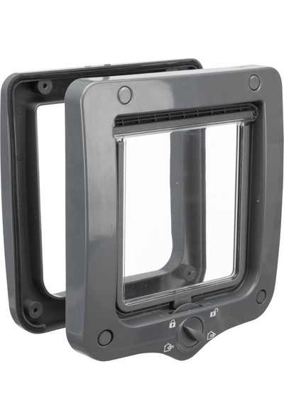 Trixie Dört Yönlü Kedi Kapısı 20 x 22 cm Gri Trixie Dört Yönlü Kedi Kapısı 20 x 22 cm Gri