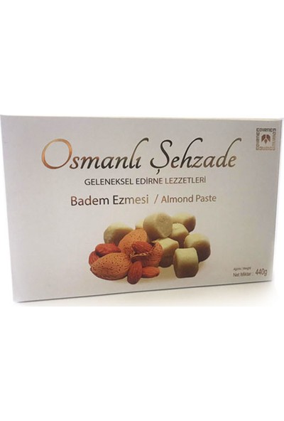 Osmanlı Şehzade Badem Ezmesi Edirne 440 gr Osmanlı Şehzade Badem Ezmesi Edirne 440 gr