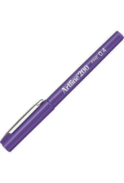 Artline 200N Fine Writing Pen Purple 0.4 mm - Mor Artline 200N Fine Writing Pen Purple 0.4 mm - Mor