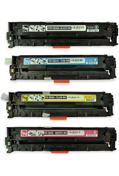 Yüzde Yüz Toner CP1215- CP1217- CM1312- CP1515 Takım Muadil Toner 125A 2200 Sayfa Renkli Yüzde Yüz Toner CP1215- CP1217- CM1312- CP1515 Takım Muadil Toner 125A 2200 Sayfa Renkli