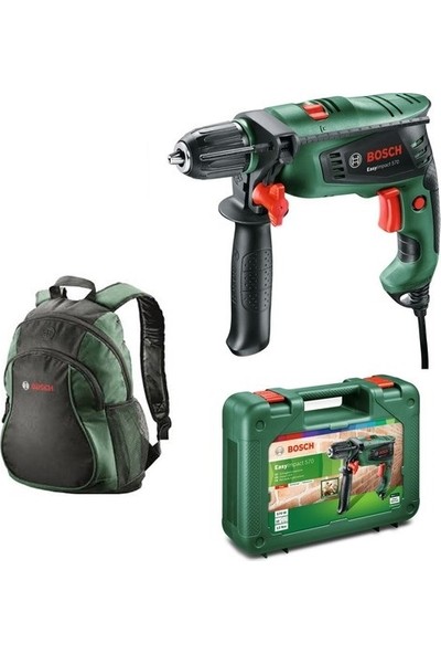 Bosch EasyImpact 570 Darbeli Matkap - Bosch Sırt Çantalı Bosch EasyImpact 570 Darbeli Matkap - Bosch Sırt Çantalı