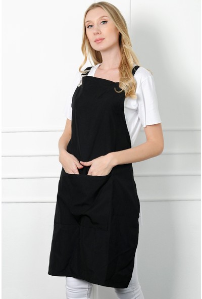 Moda Canel Askılı Masterchef Önlük Moda Canel Askılı Masterchef Önlük