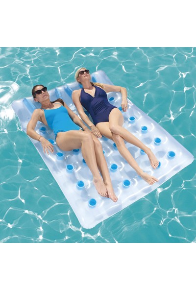 Bestway Çift Kişilik Şeffaf Deniz Yatağı 43055 Bestway Çift Kişilik Şeffaf Deniz Yatağı 43055