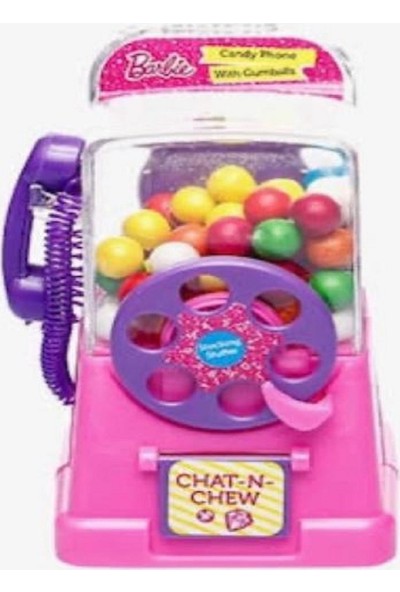 Barbie Candy Mega Phone Sakız Makinesi Barbie Candy Mega Phone Sakız Makinesi