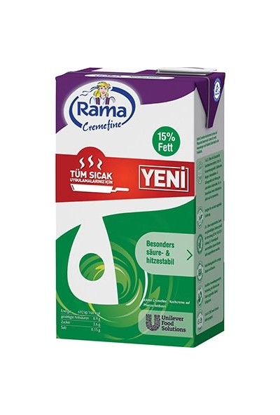 Rama Krema Sıcak Uygulama 1 Lt Rama Krema Sıcak Uygulama 1 Lt