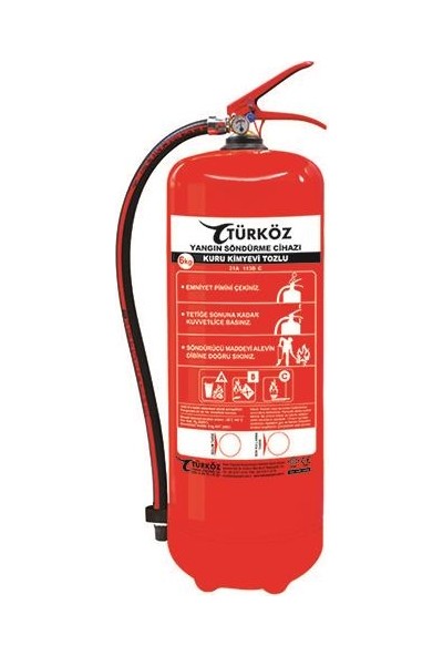 Türköz 6 kg (Kkt) Yangın Söndürme Tüpü