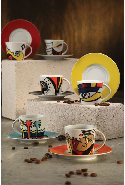 Kütahya Porselen Free Time Çay Takımı