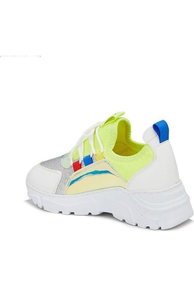 Vicco Verona Spor Ayakkabı Beyaz Sarı