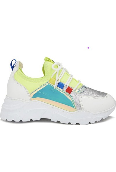 Vicco Verona Spor Ayakkabı Beyaz Sarı