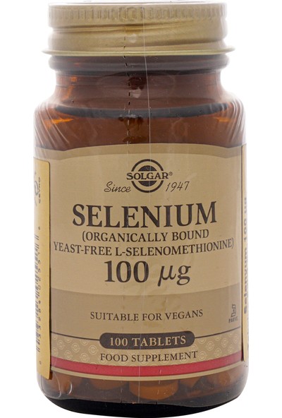 Solgar Selenium 100 Mcg 100 Tablet