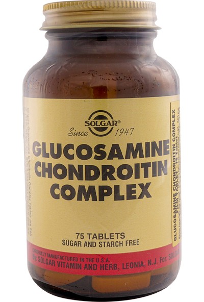 Solgar Glucosamine Chondroitin Complex 75 Tablet Solgar Glucosamine Chondroitin Complex 75 Tablet