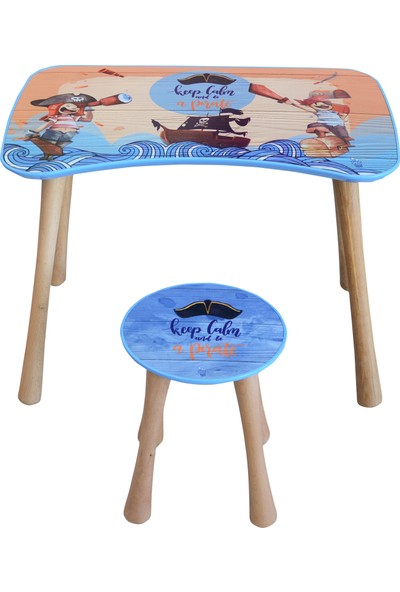 Popcorn Kids Korsan Aktivite Masa Seti