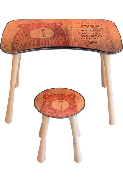 Popcorn Kids The Bear Aktivite Masa Seti