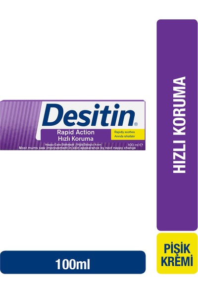Desitin Hızlı Koruma Pişik Önleyici Krem 100 ml