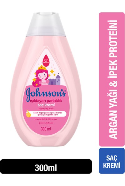 Johnson's Baby Işıldayan Parlaklık Saç Kremi 300 ml