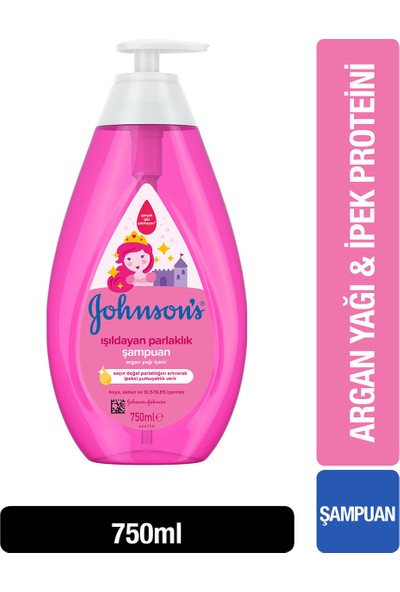 Johnson's Baby Işıldayan Parlaklık Şampuan 750 ml