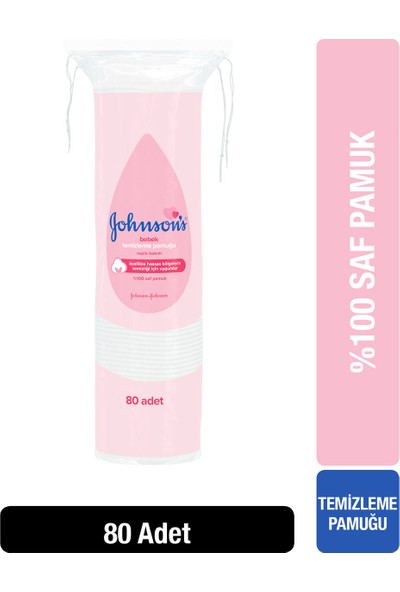 Johnson's Baby Pamuk 80li