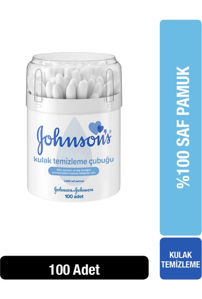Johnson's Baby Kulak Temizleme Çubuğu 100lü Johnson's Baby Kulak Temizleme Çubuğu 100lü