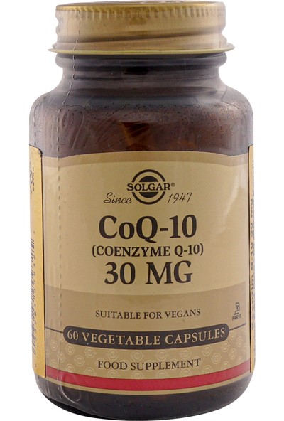 Solgar Coenzyme Q-10 30 Mg 60 Kapsül